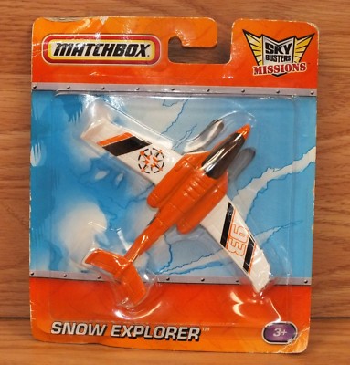 Genuine Matchbox Sky Buster Missions Snow Explorer #93 Orange & White ...