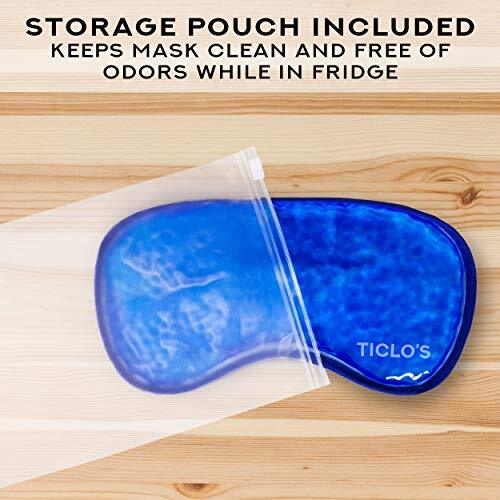 Gel Eye Mask - Cooling Ice Cold Compress Pad - Relax & Massage Your ...