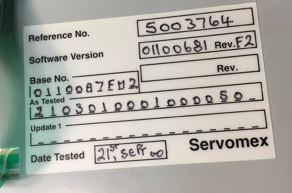 SERVOMEX 1100 OXYGEN ANALYZER COMBO 1131 TRANSDUCER UNIT / 1101 CONTROL ...