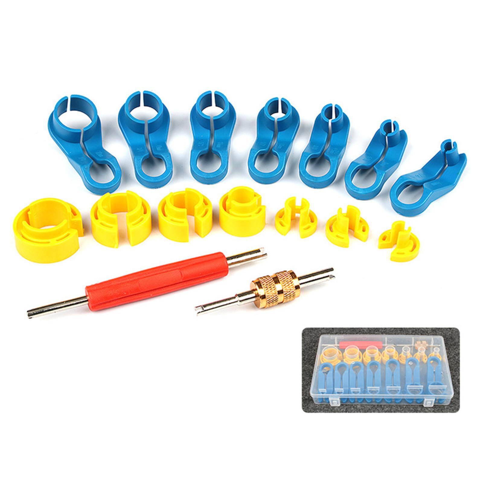 16x 6-22mm AC Disconnect Fuel Line Release Tool Car Removal Tool Kit ...