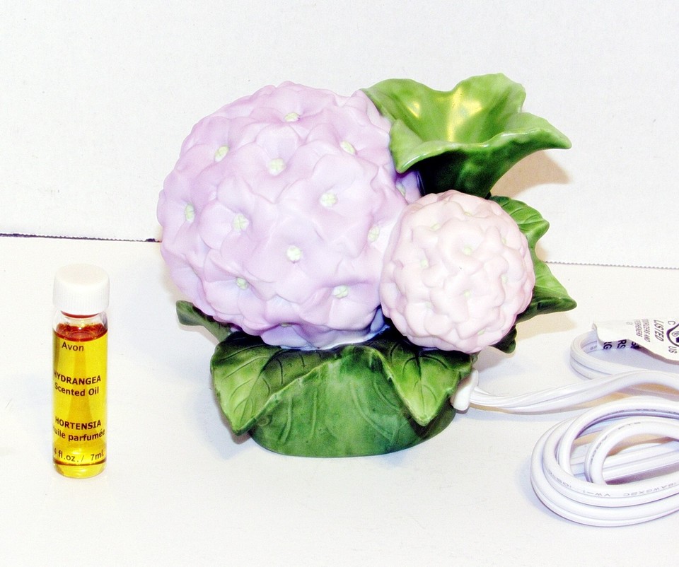 Avon Night Light Diffuser Home Fragrance Scent Hydrangea Lilac Purple ...