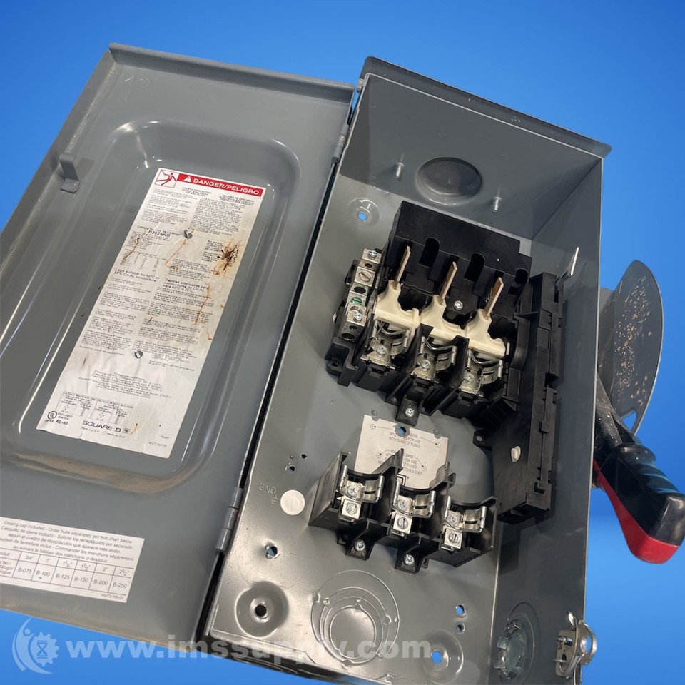 Square D H362NRB 600V 60A 3P Heavy Duty Safety Switch USIP | eBay