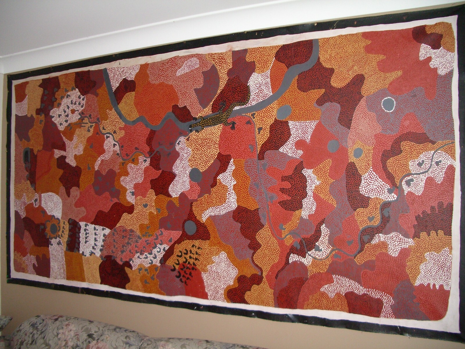 Perentie Dreaming - Story of Goanna Man: original painting by Toby ...