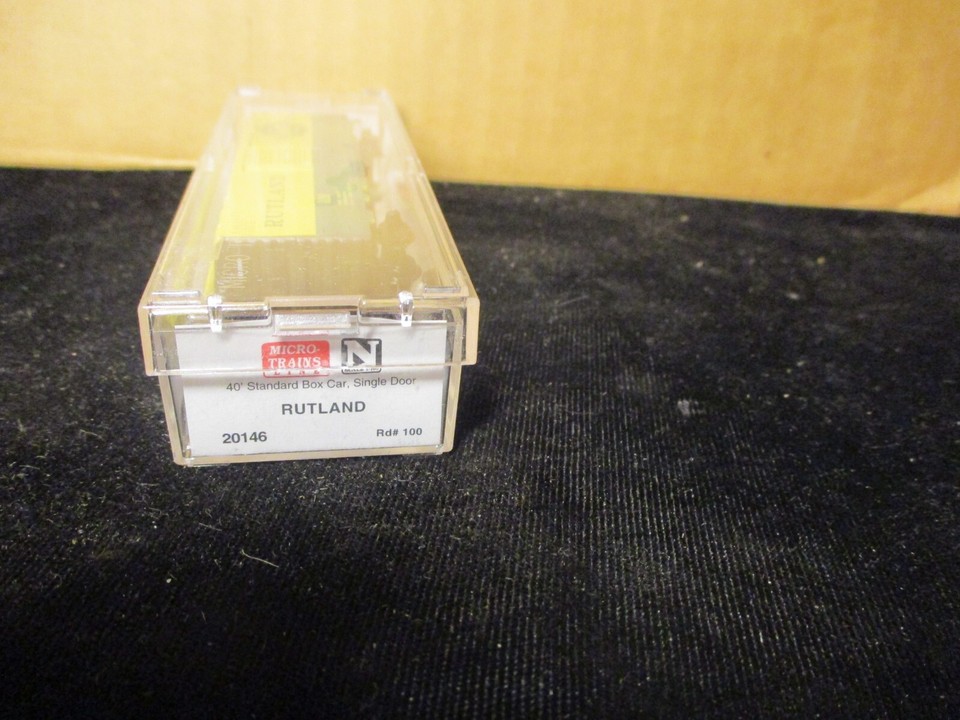 MICRO TRAINS N SCALE Box Car 20146 RUTLAND New in Box Y53 PN | eBay