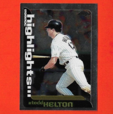2000 Topps Chrome Highlights Todd Helton Colorado Rockies #221 | eBay