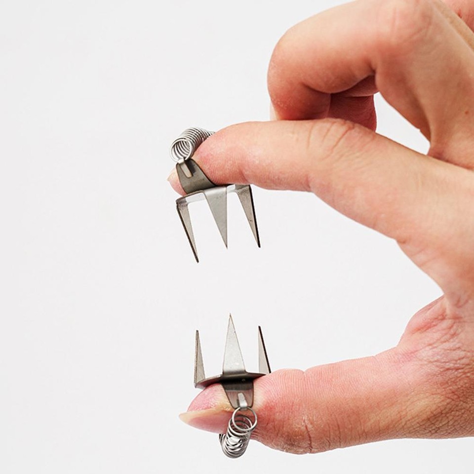 Pottery Glaze Tools Fingertip Dip Glaze Clip Stainless Steel Glaze Clip ...