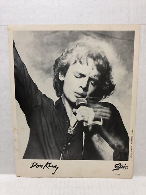 DON KING - VINTAGE 8x10 Press Photo - EPIC RECORDS - Country Singer | eBay