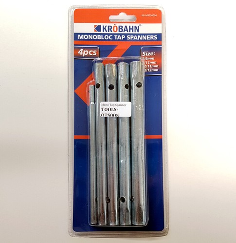 Monobloc Tap Spanner & Tommy Bar Set | 4 pc | Tap Back Nut Spanner | UK ...