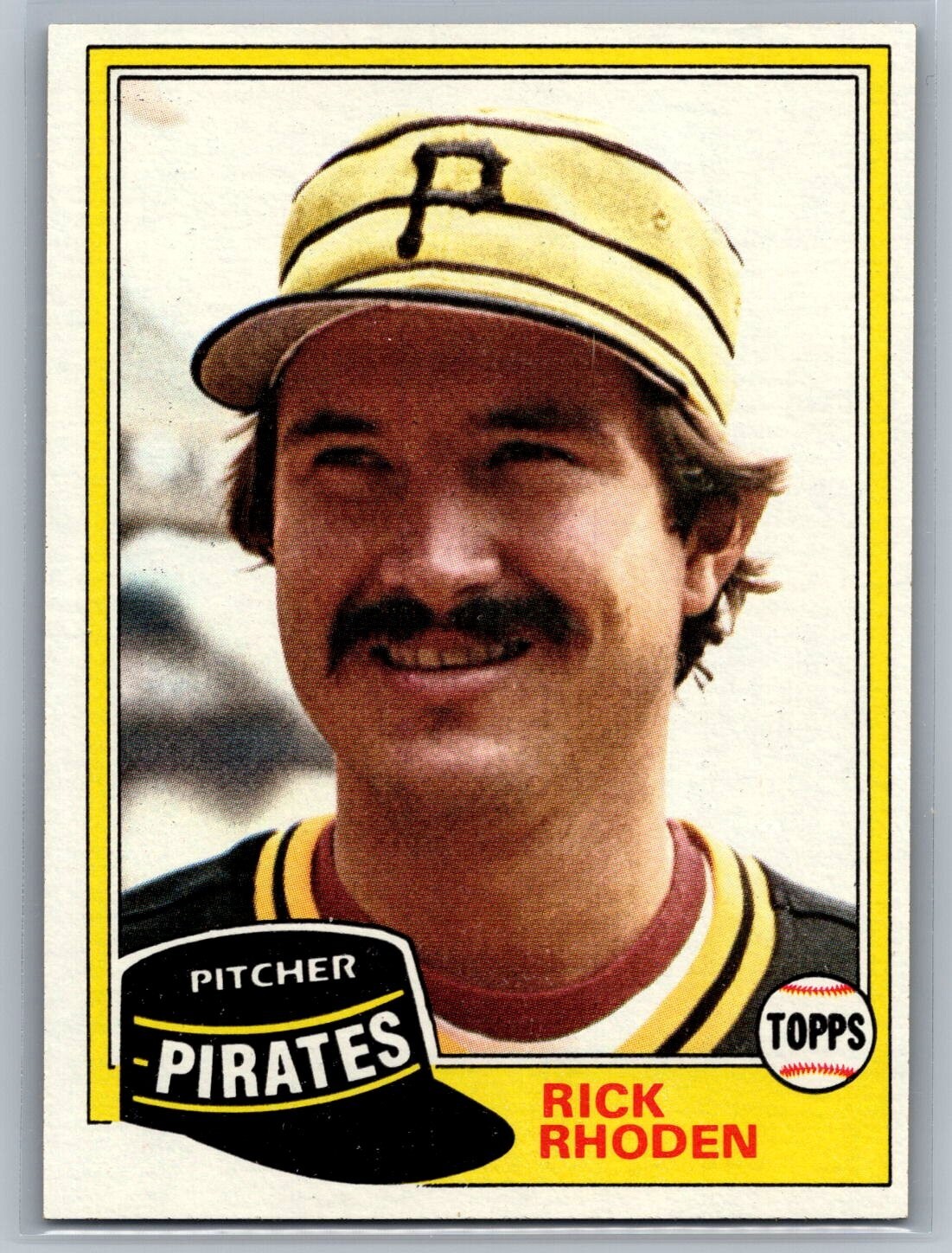 1981 Topps Baseball Card #312 Rick Rhoden Pittsburgh Pirates | eBay