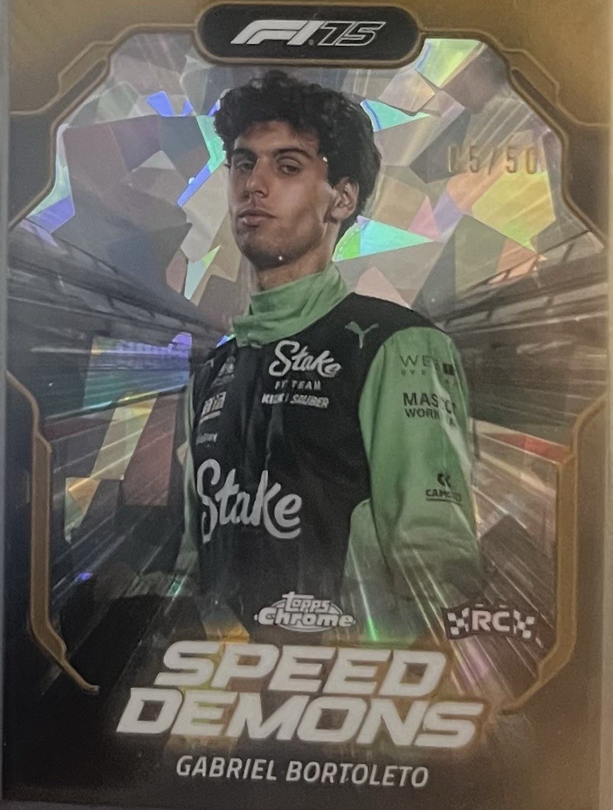 2025 Topps Chrome Sapphire Edition Formula 1 - Speed Demons Gabriel ...