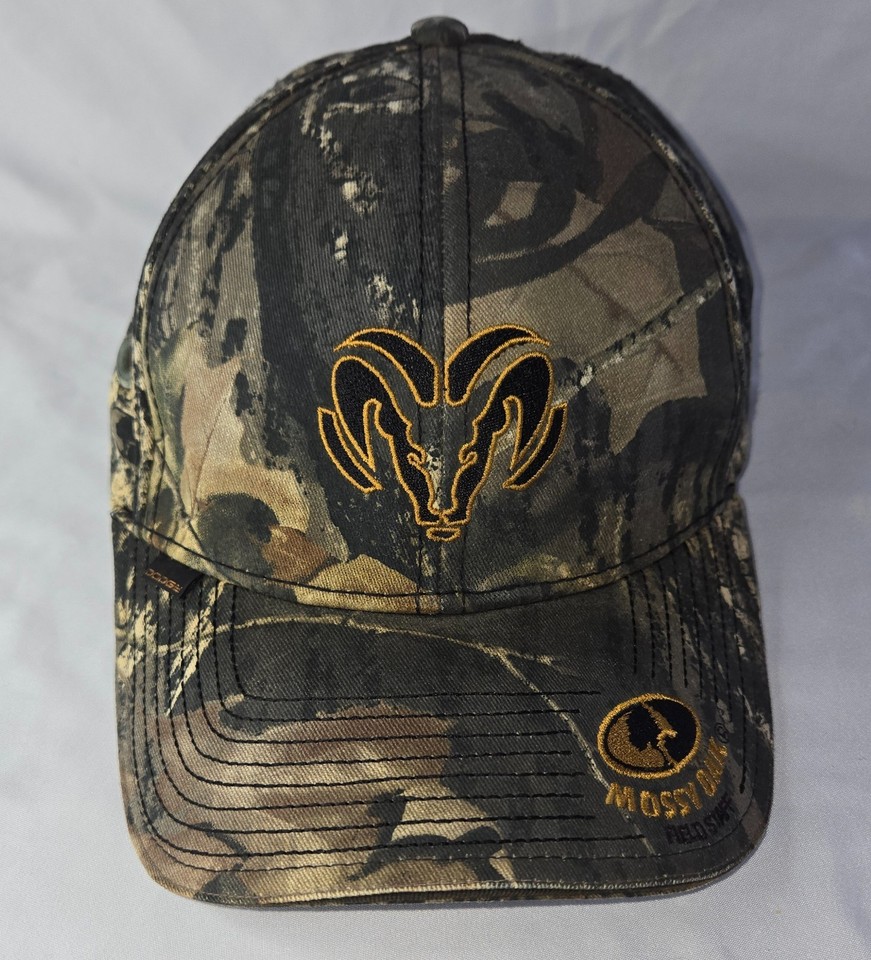 Dodge RAM Hat Lot Camo Paramount Fitted & Mossy Oak Camo Adjustable ...