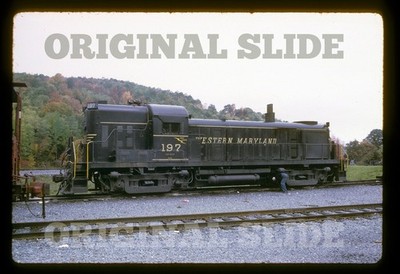 Orig 1967 Slide - Western Maryland WM ALCo RS3 Bayard WV West Virginia ...
