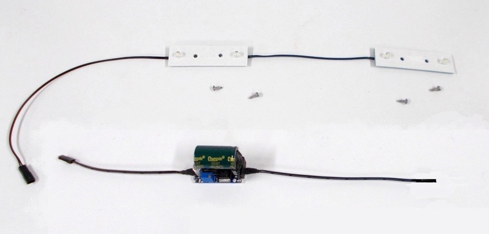 WARM WHITE LED LIGHT KIT 5/25V AC/DC/DCC LGB LONG PASSENGER COMBINED ...