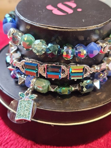 BP Holiday Stacks 3 Bracelets RBP6519 "You're My Secret Santa" | eBay
