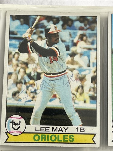 1979 Topps Signed Card Lee May Orioles #10 | eBay