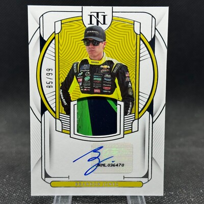 Brandon Jones 2023 National Treasures Racing Sheet Metal Signatures ...