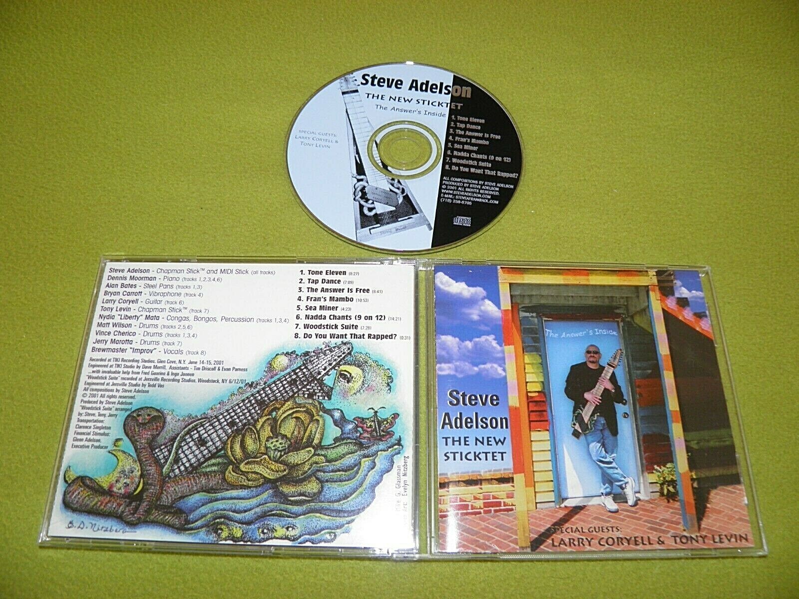 Steve Adelson - The Answer's Inside - RARE 2001 CD / Larry Coryell ...