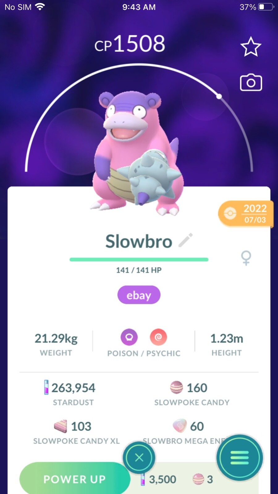 SALE Pokémon GO - Galarian Slowbro - Galar - PVP - Safe & Fast Delivery ...