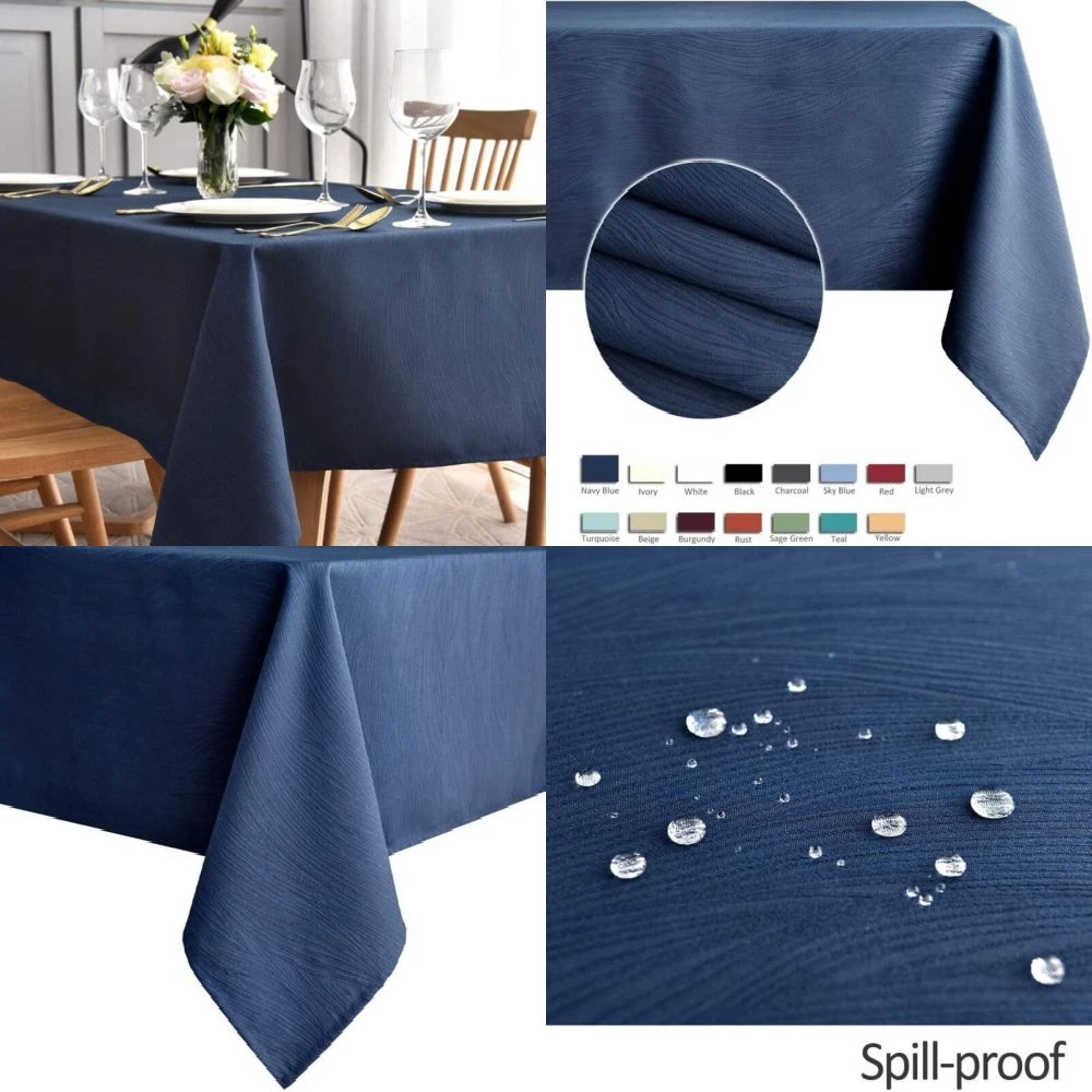 Navy Blue Swirl Design