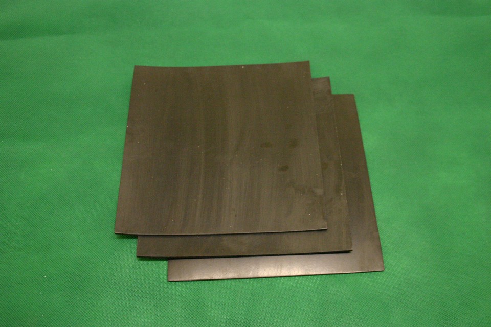 Rubber Sheet (SBR) 100mm square, 3mm and 4mm thick (1 of each) | eBay UK