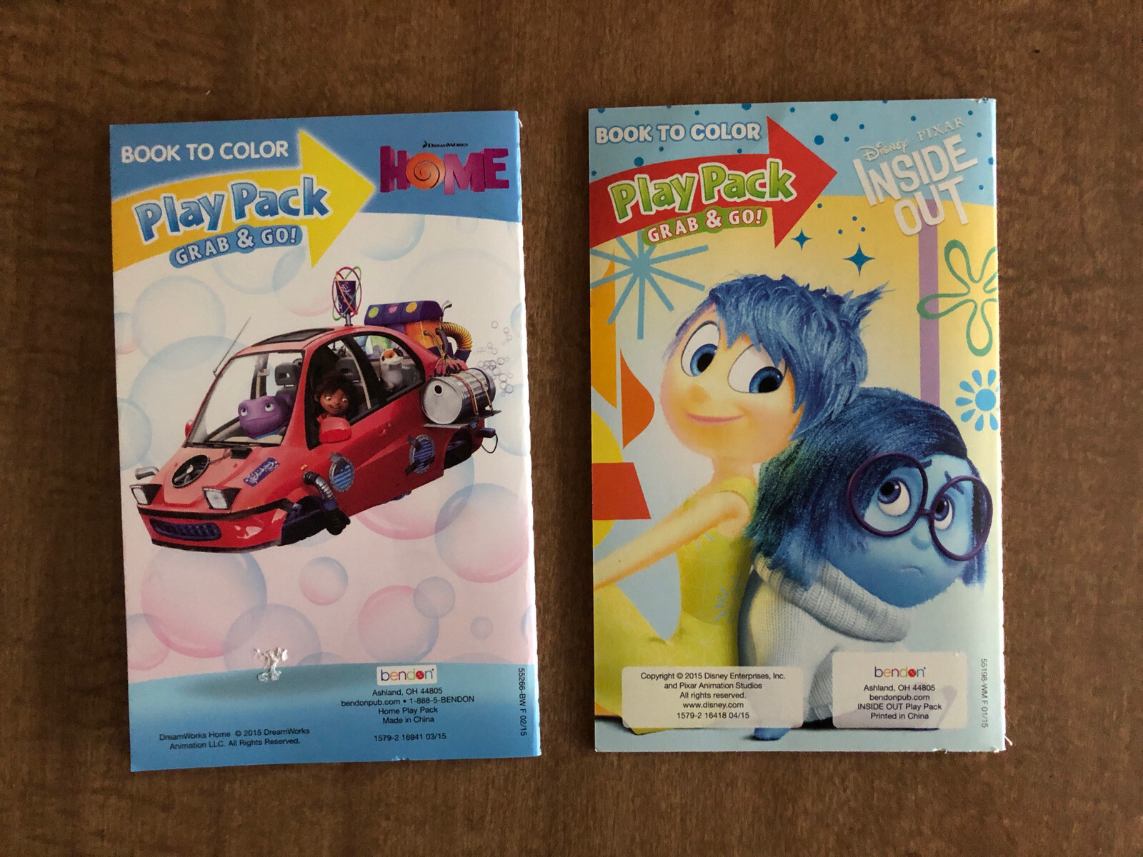 Play Pack Grab & Go - Books Only - Lot of 2 - Inside Out and Home ...