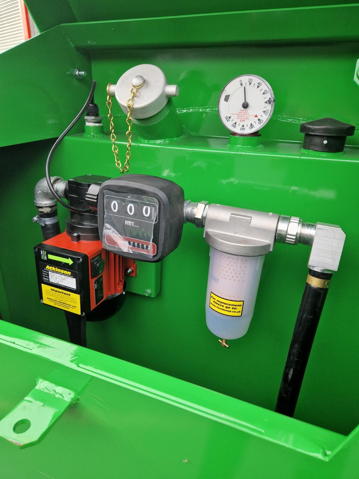 3000 Litre Bunded Tank c/w Hand Pump. Diesel Bowser HVO Generator tank ...