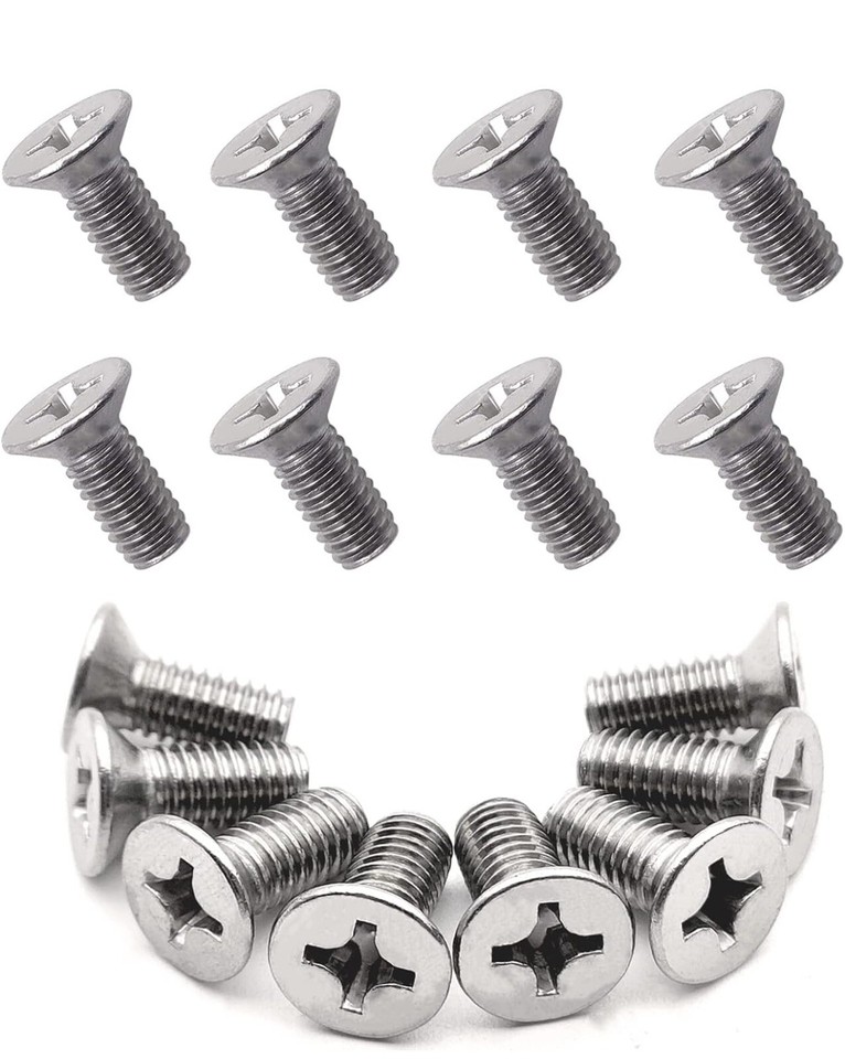 24 Pcs Stainless Steel Brake Disc Rotor Screws, Car Front & Rear ...