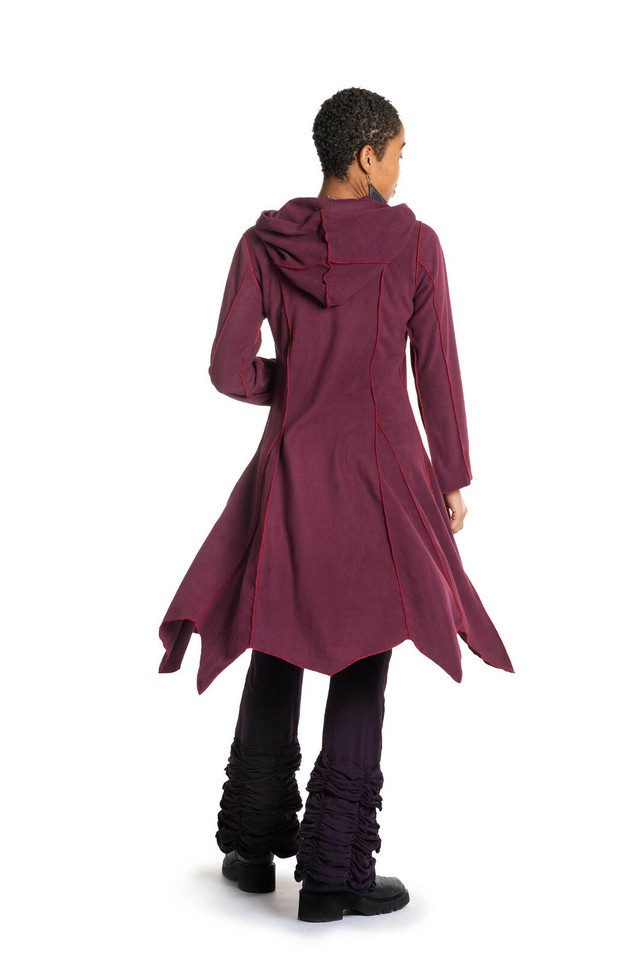 Psy Trance Clothing, Hippy Jacket, Pixie Goth Boho Cloak Jacket XXL ...