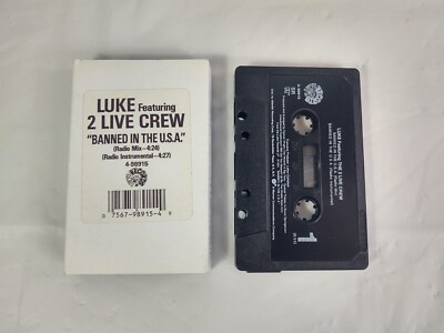Luke Featuring 2 Live Crew Banned In The USA Cassette Tape Single Luke ...