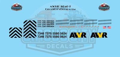 AWVR Unstoppable Movie 7346 7375 SD40-2 N Scale | eBay