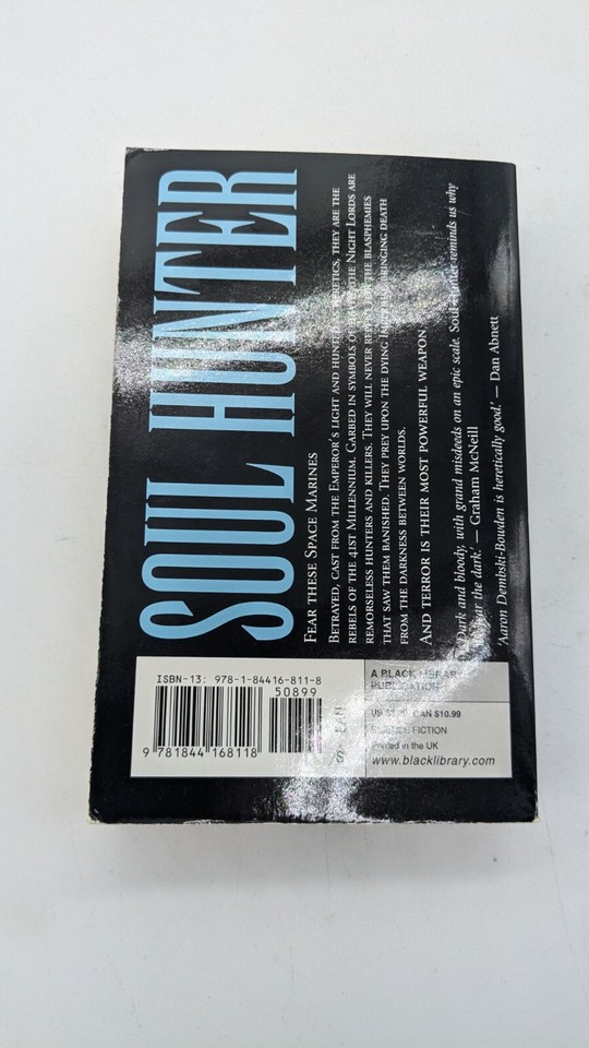 SOUL HUNTER - Night Lords Warhammer 40k Paperback By AARON DEMBSKI ...