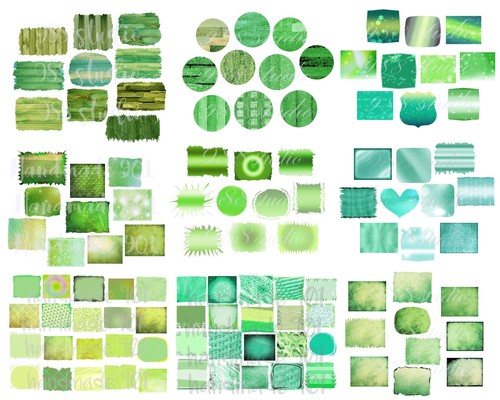 Green textures 110 png frames graphic overlay sublimation border ...