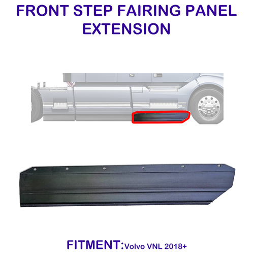 Front Step Fairing Panel Extension for Volvo VNL 2018-2023 Passenger ...