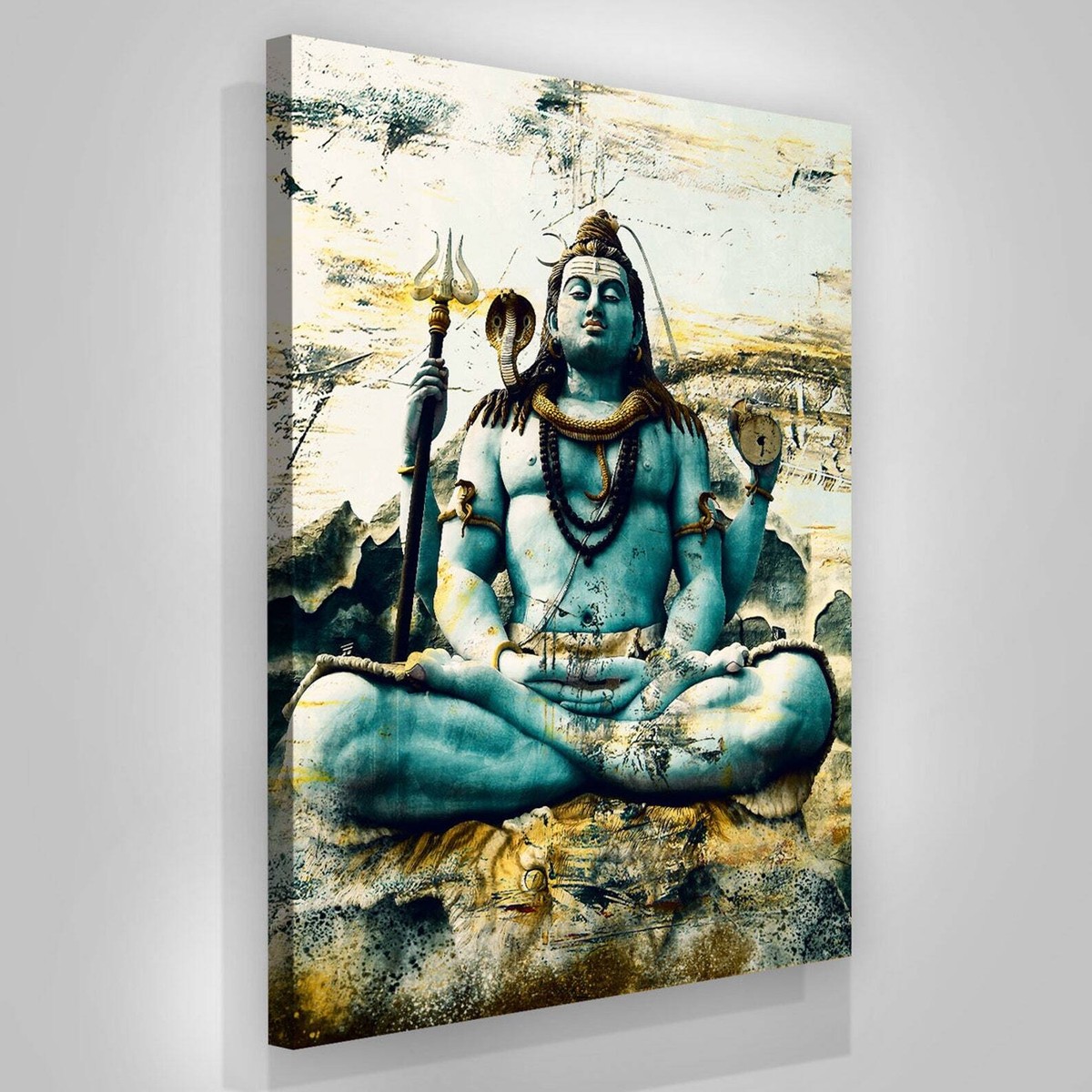 Abstract Paintings Of Lord Shiva