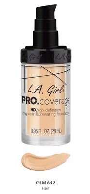 LA GIRL Pro Coverage Longwear Illuminating Foundation Lightener GLM642 ...