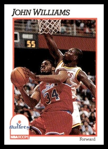 1991 Hoops #220 John Williams Washington Bullets Basketball Card | eBay