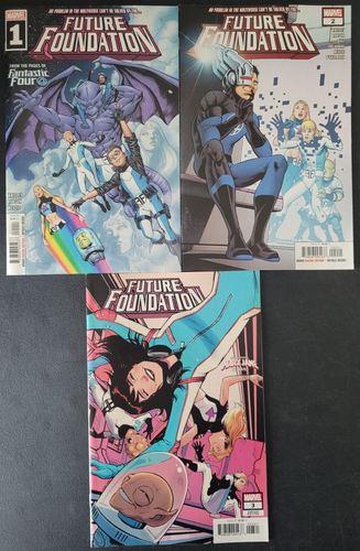 FUTURE FOUNDATION #1 2 3 (2019) MARVEL COMICS FANTASTIC FOUR! YONDU ...
