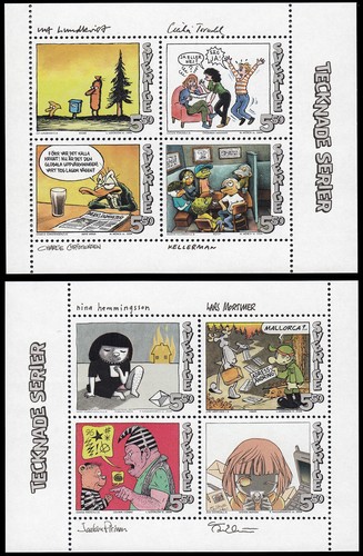 Svezia Sweden 2640/47 2008 Teknade Serier MNH | eBay