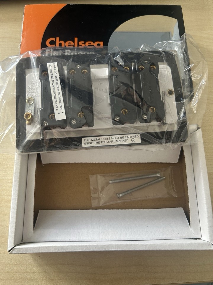 Crabtree Chelsea F41-BCW Brushed Chrome Flat Plate 4 Gang 2 Way Light ...