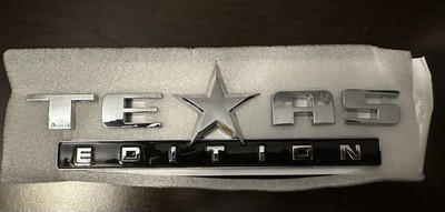 3D TEXAS EDITION EMBLEM UNIVERSAL ABS | eBay