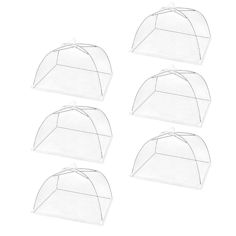 6 Pcs Food Cover Household Protector Large Mesh Nets for Covering ...