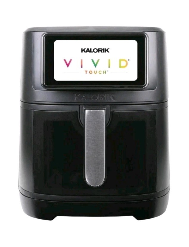 Kalorik Vivid Touch 7qt High-Res Touchscreen Air Fryer with Window ...