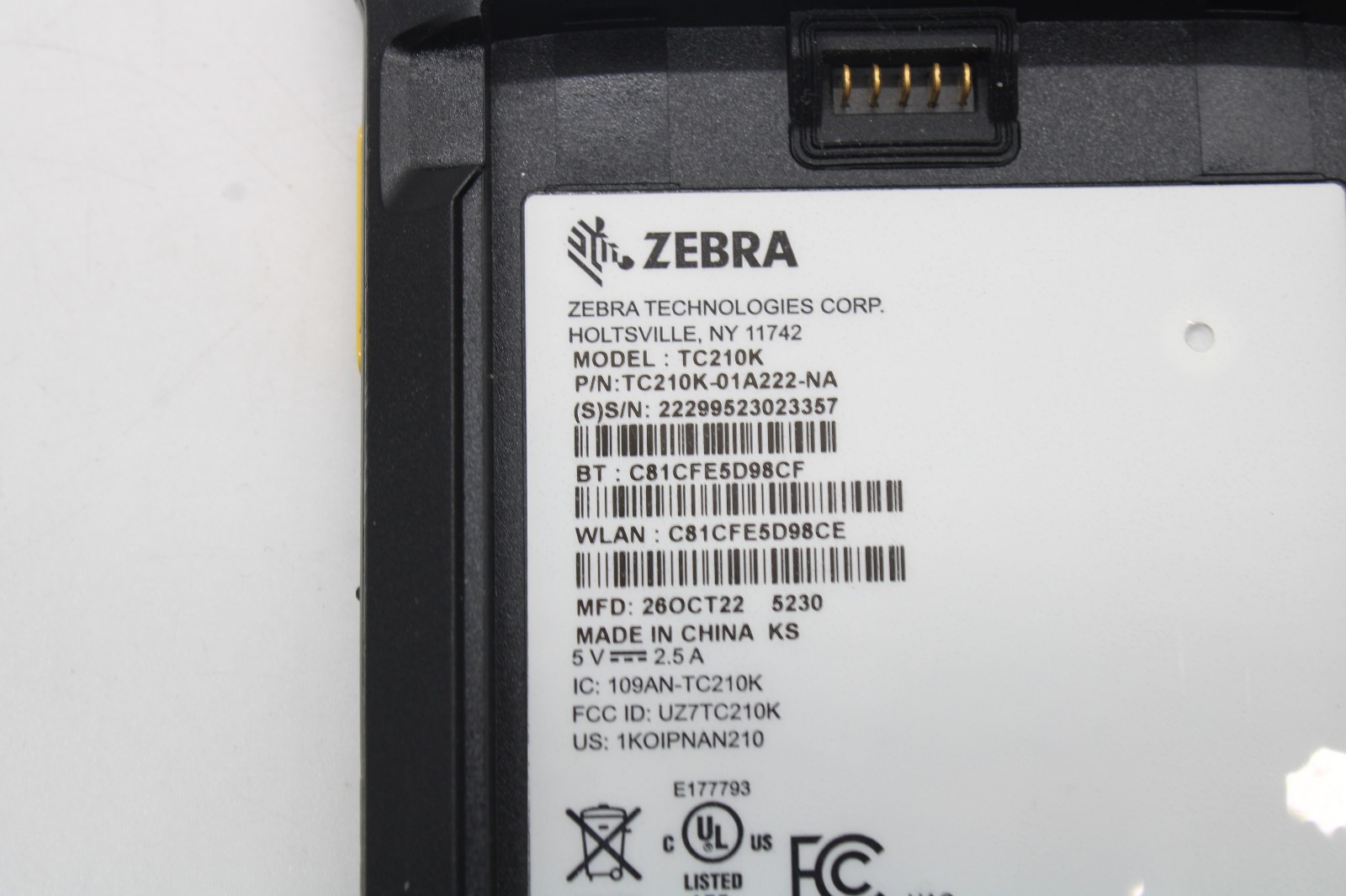 Zebra TC21 TC210K Mobile Computer TC210K-01A222-NA - FOR PARTS | eBay