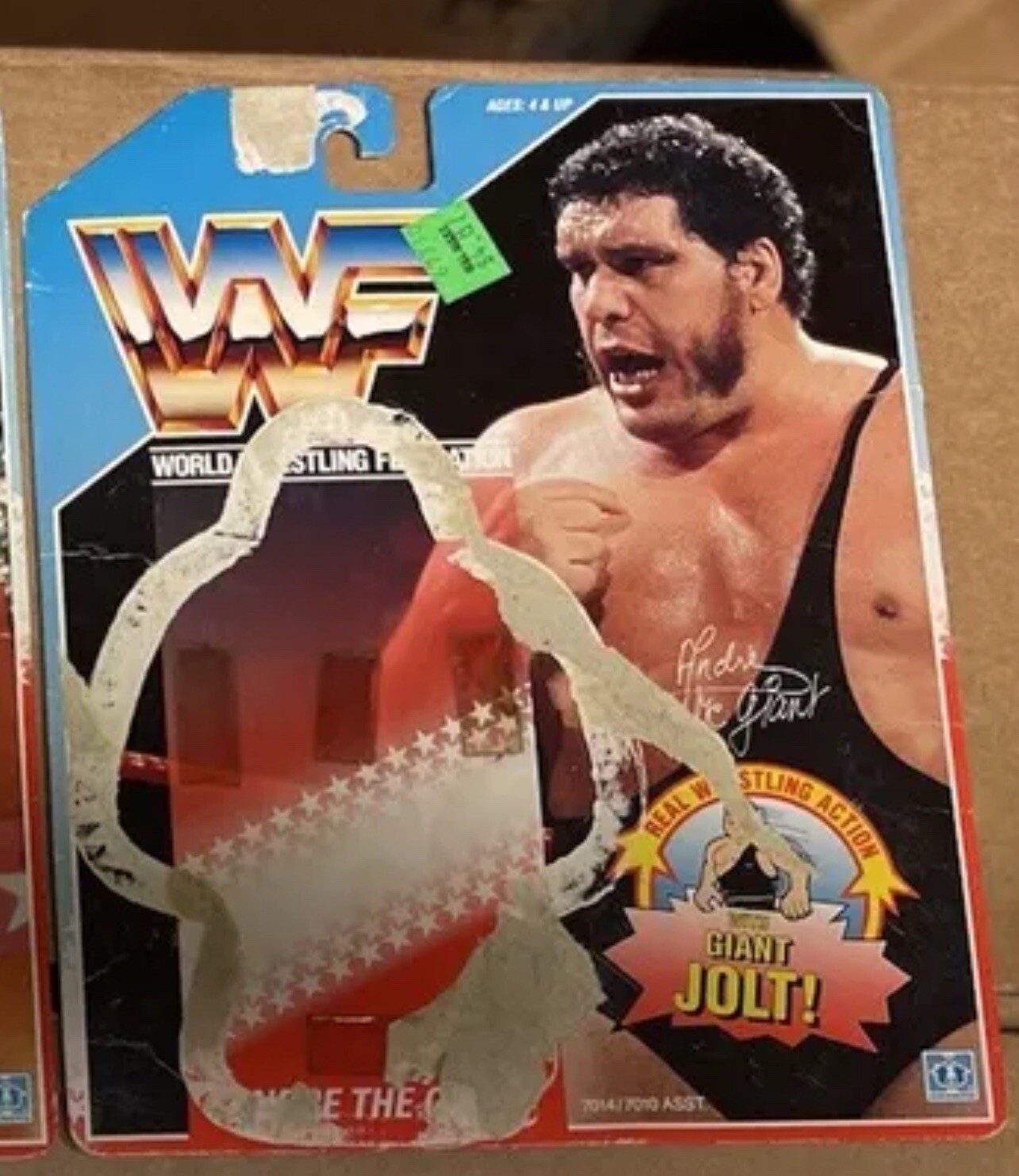 WWF Hasbro Card Andre The Giant Backing | eBay