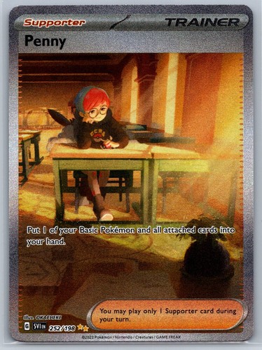 Penny - Special Illustration Rare - Scarlet Violet Base Set SVI 252 ...