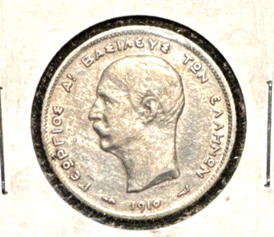Greece 1910 Drachma KM 60 XF (1) | eBay