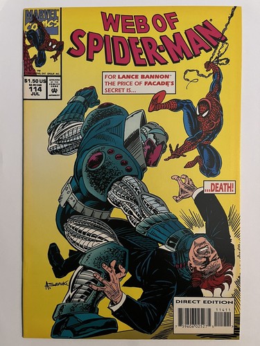 Web of Spider-Man #114 1st Appearance Ben Reilly Scarlet Spider-Verse ...