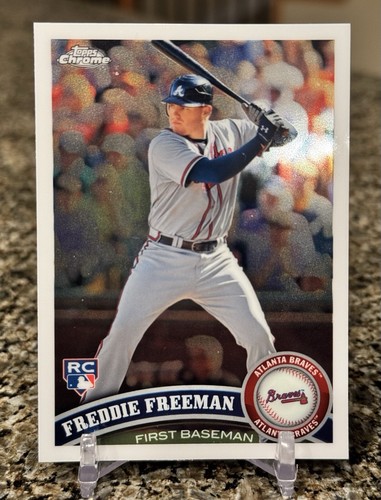 2011 Topps Chrome Baseball FREDDIE FREEMAN Rookie Card RC #173 | eBay