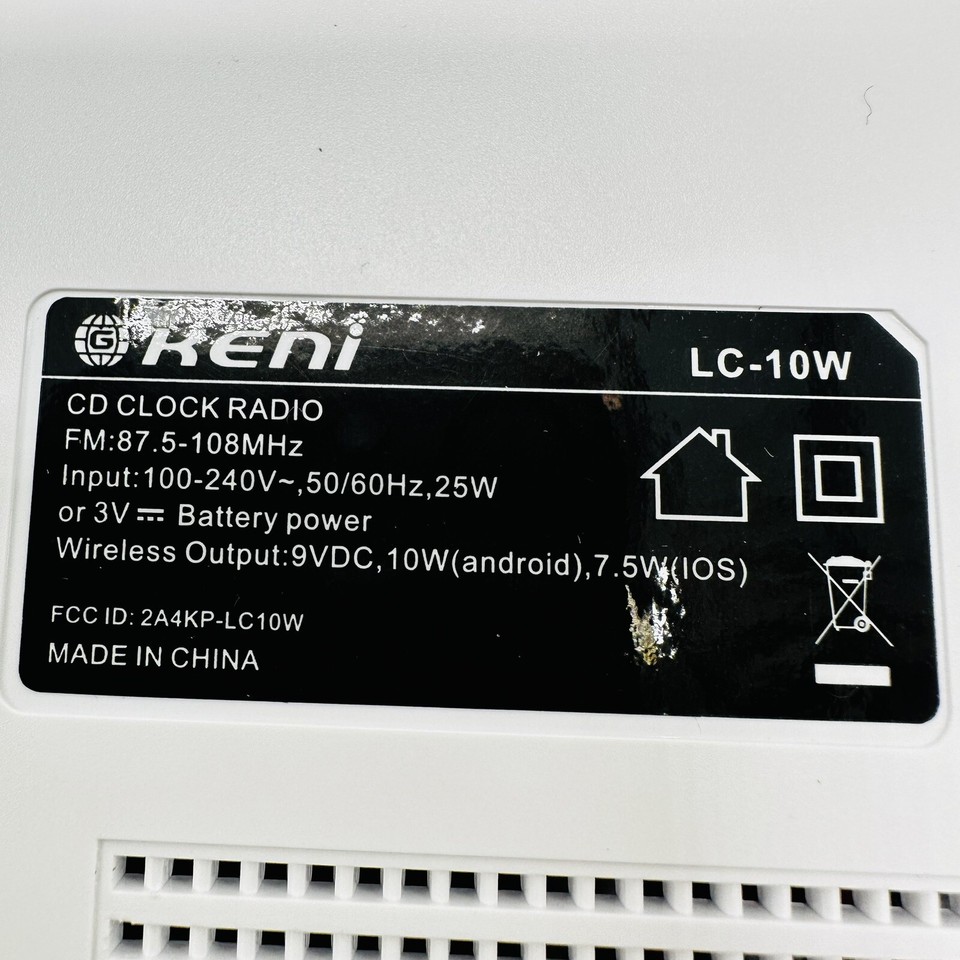 G Keni CD MP3 Player Boombox W/ REMOTE - Dual Alarm Clock Radio ...