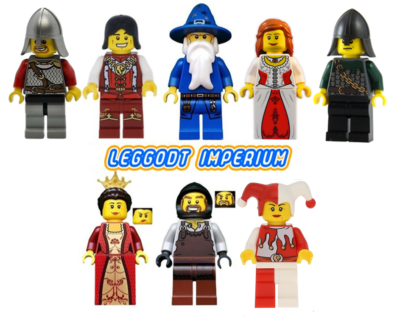 Lego Castle Minifigures - Kingdoms - prince wizard queen blacksmith ...